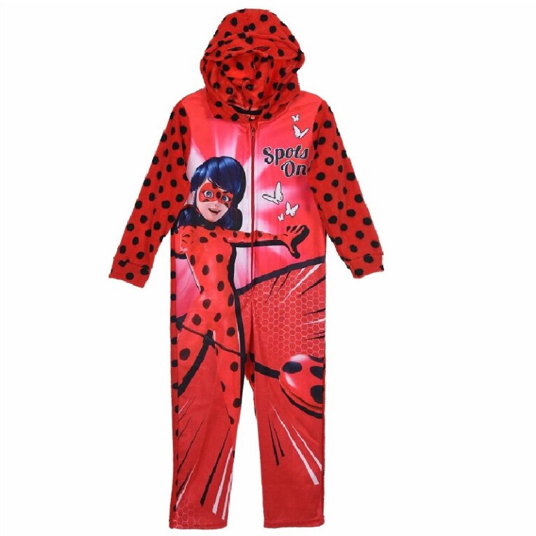 Miraculous Ladybug Onesie Girls Miraculous Ladybug All In One Fleece ...
