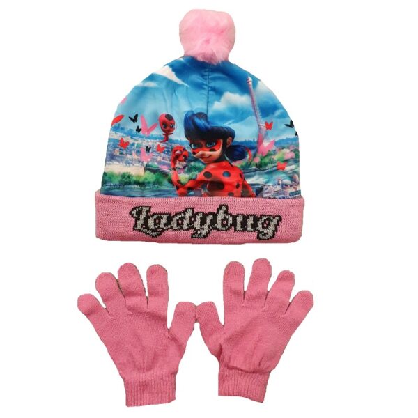 Miraculous Ladybug Hat & Gloves Girls Winter Ladybug Hat Set - Online ...