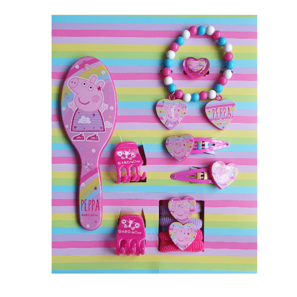 Peppa Pig Beauty Set Girls Peppa Pig Hair Gift Set 11 Pieces - Online ...