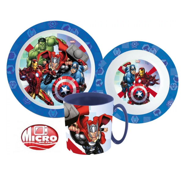 Avengers Dinner Set Boys Marvel Avengers 3 Piece Dinner Set - Online ...