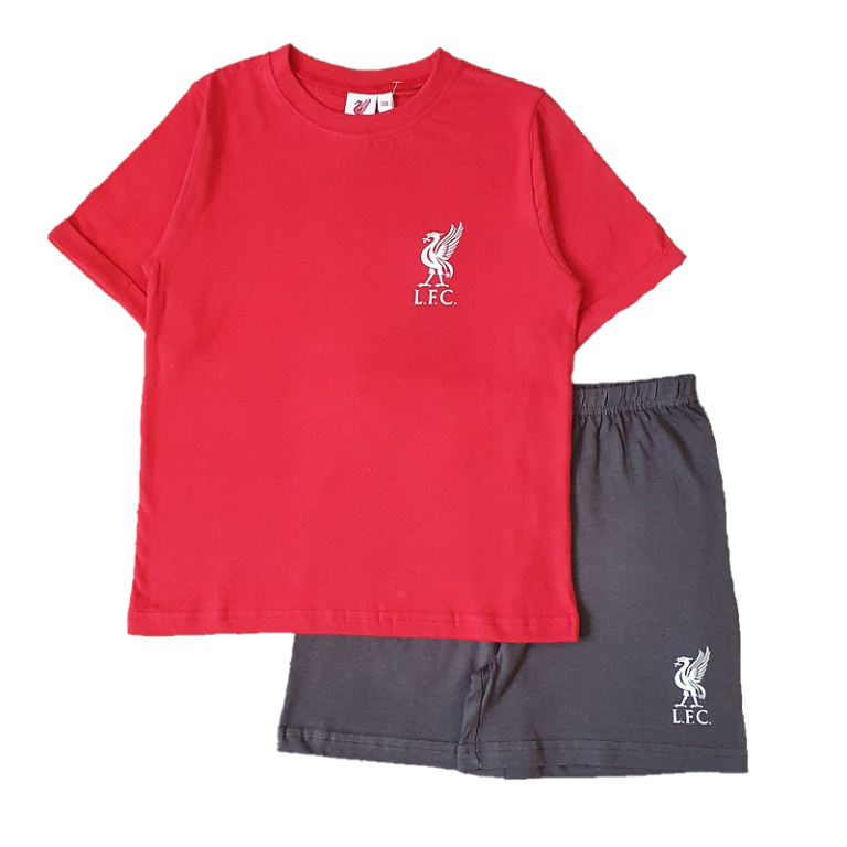 Liverpool Pyjamas Boys & Girls Liverpool Short Pyjamas Cotton Age 3-12 ...