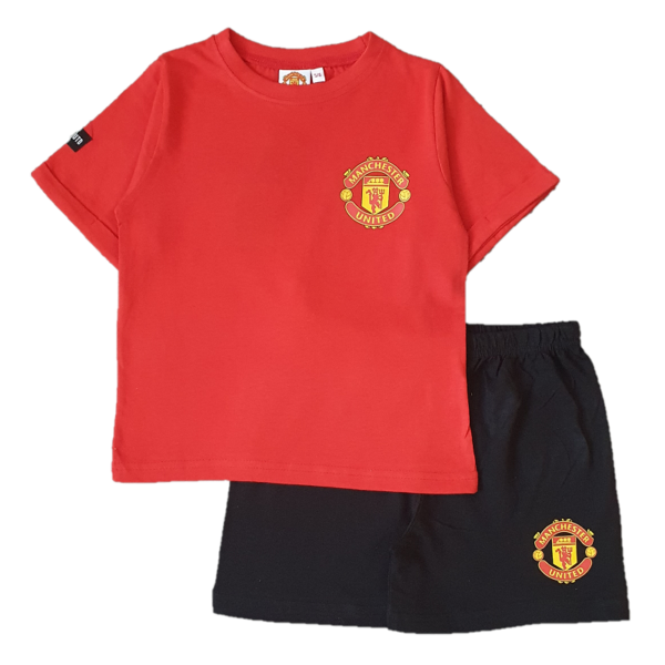 Manchester United Pyjamas Kids Man United Short Pyjamas Cotton Age 3-10 ...