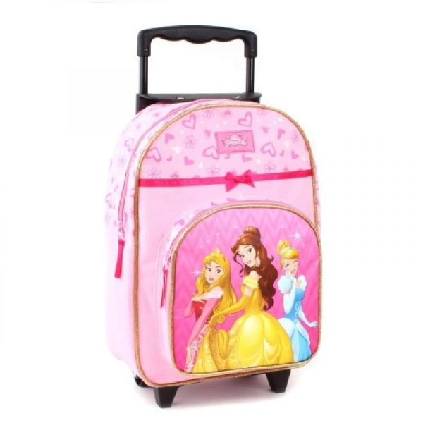 Princess Trolley Backpack Girls Disney Princess Deluxe Travel Trolley ...