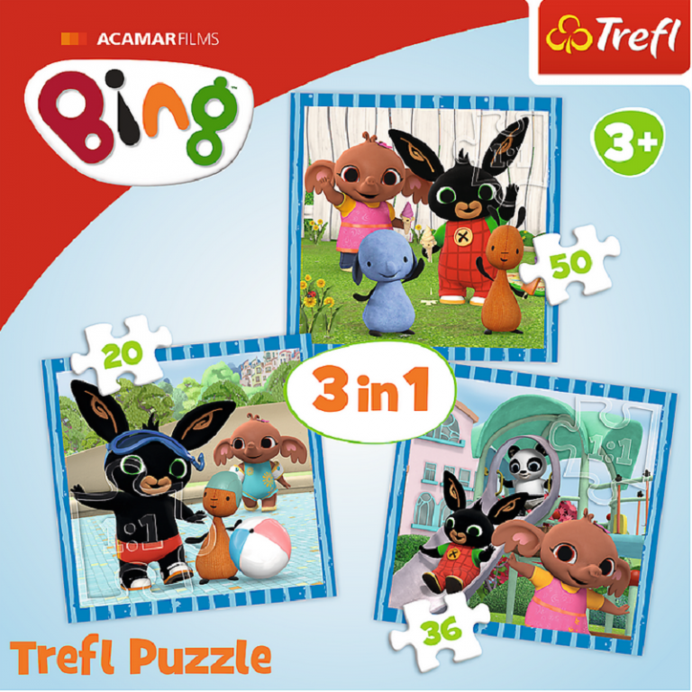Bing 3 in 1 Jigsaw Puzzle - Online Character Shop