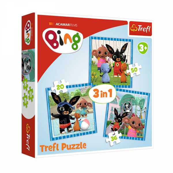Bing 3 in 1 Jigsaw Puzzle - Online Character Shop