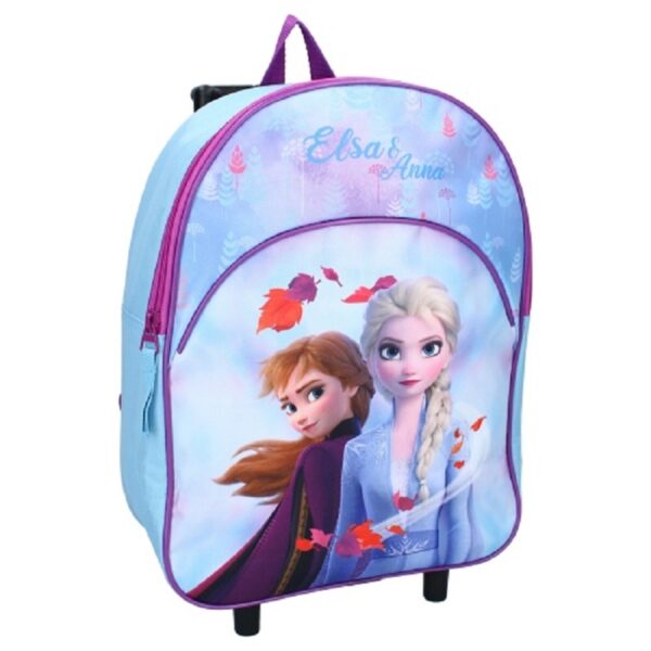 Frozen Trolley Backpack Girls Disney Frozen 2 Travel Bag Light Blue ...