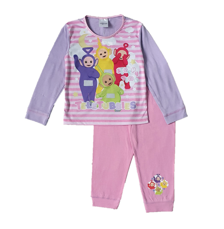Teletubbies Pyjamas Girls Teletubbies Nightwear Sleepy Time Age 12 ...