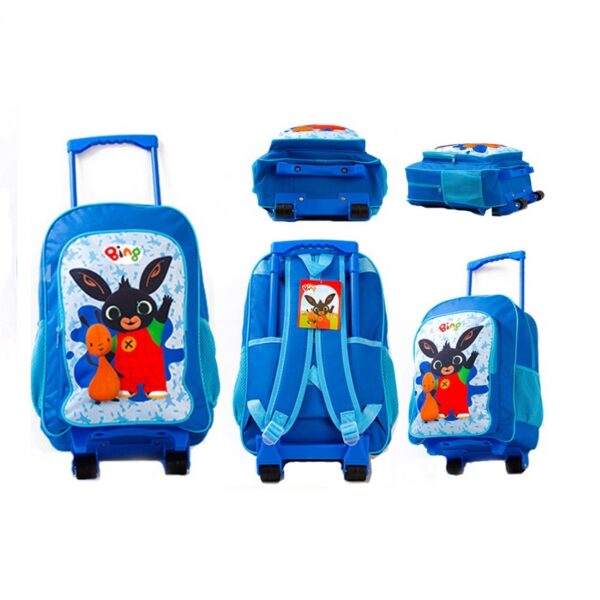 Bing Trolley Backpack Kids Bing Deluxe Travel Trolley Bag Blue Size 42 ...