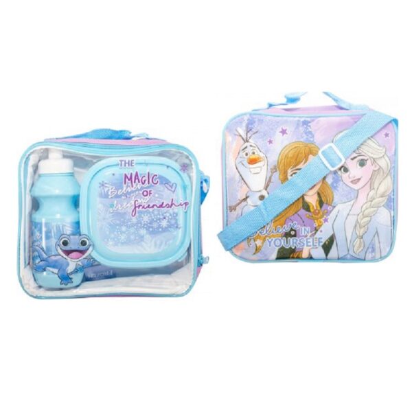 Frozen Lunch Bag Set Girls Disney Frozen Lunch Bag Bottle & Sandwich ...
