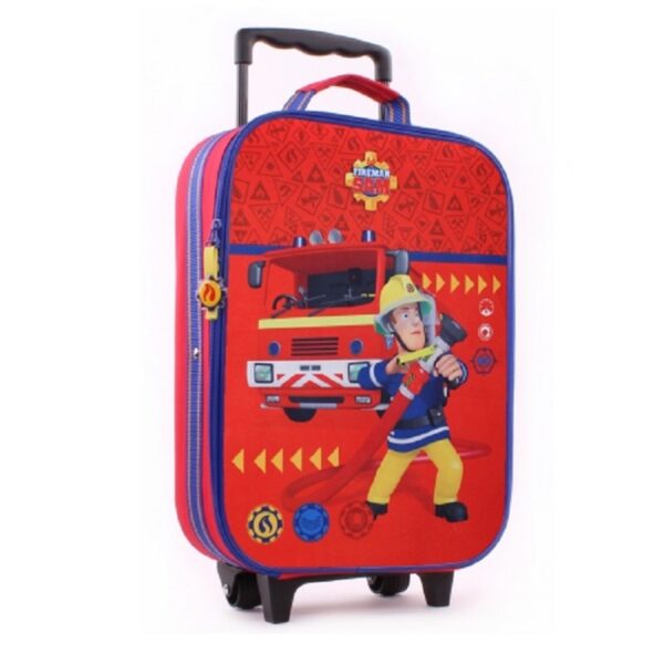 Fireman Sam Trolley Set Kids Fireman Sam Suitcase Backpack & Gym Bag ...