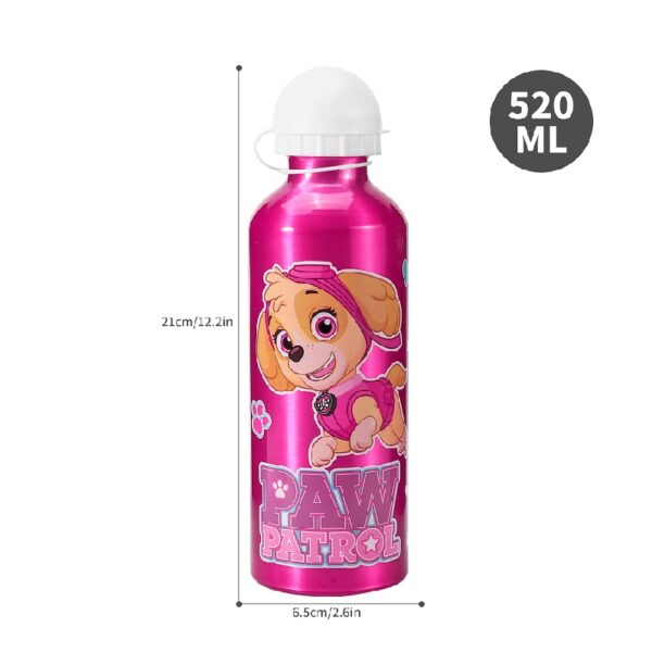 Paw Patrol Water Bottle Girls Paw Patrol Skye Aluminium Water Bottle 520ml - Online Character Shop