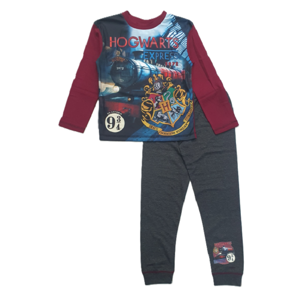 Harry Potter Pyjamas Boys Hogwarts Harry Potter Sleepwear Pyjamas Set ...