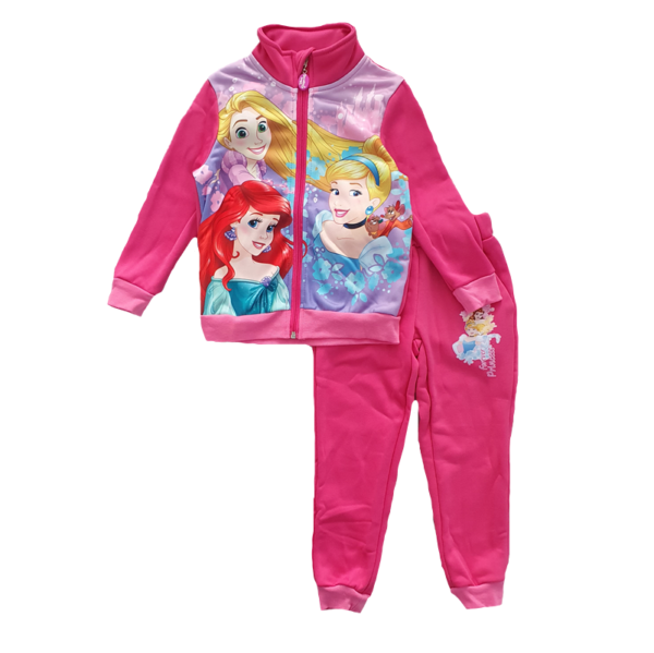 Princess Jogging Set Girls Disney Princess Tracksuit Size 2-8 Years ...